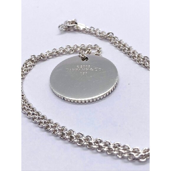 Tiffany & Co. | Jewelry | 6 Tiffany Round Coin Edge Engravable Pendant ...